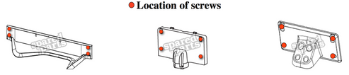 LG Screws for LCD TV Stand, Base, Bracket M4 x 20mm FAB30016106 ...