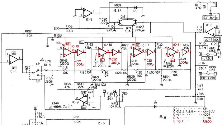 Korg Delta DL-50 LM13600N Capacitor Filter Kit – Spared Parts UK
