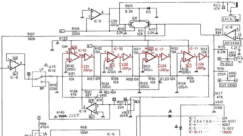 Korg Delta DL-50 LM13600N Capacitor Filter Kit – Spared Parts UK